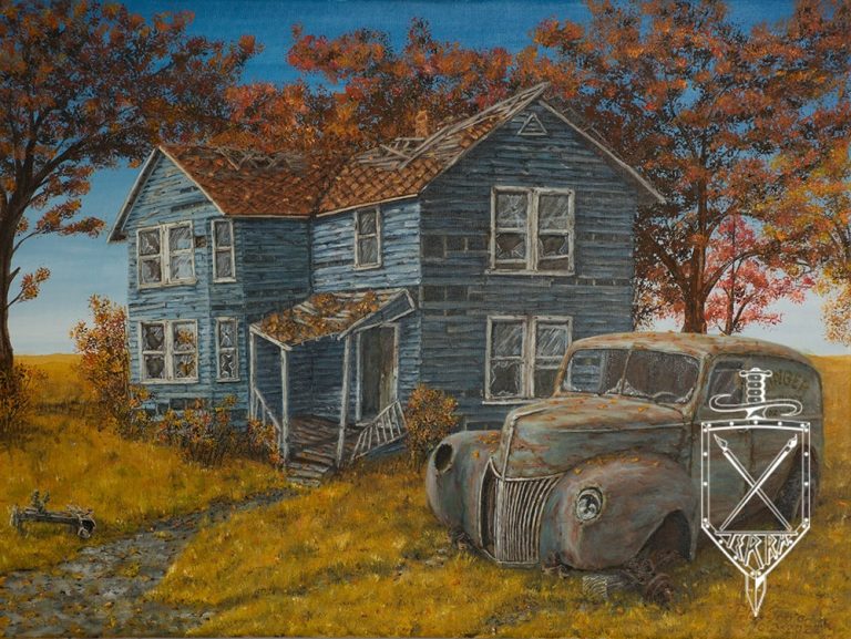 Singer Service - Artistic Works, Knife Painting, Oil on Canvas